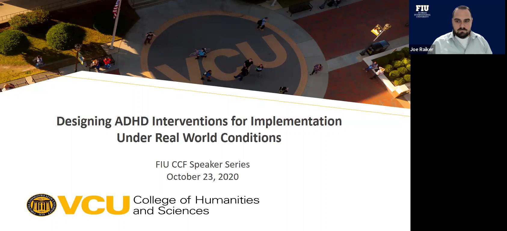 CCF Speaker Series Joshua Langberg, Ph.D. 10-23-2020