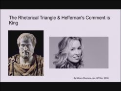 IDS3309 - Professor Pearson - The Rhetorical Triangle